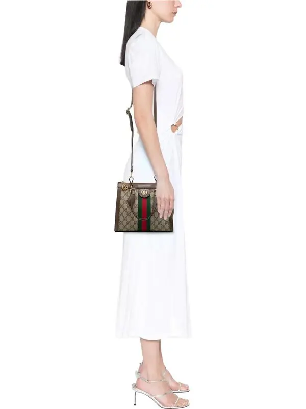 Gucci Ophidia Satchel - Neutrals