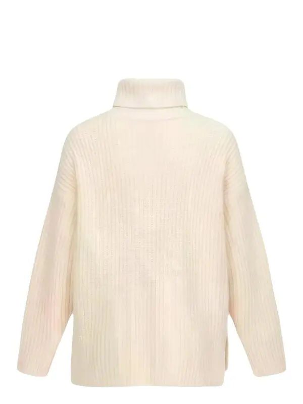 Isaia Ribbed Knit Roll-neck Sweater - Neutrals