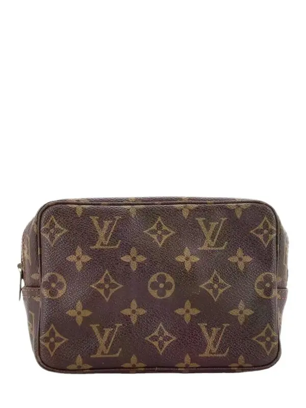 LOUIS VUITTON Monogram Canvas Toiletry Pouch - Brown