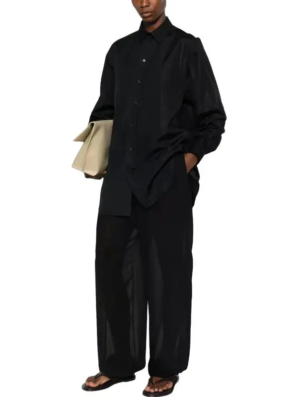 Wardrobe.NYC Button-down Mini Dress - Black