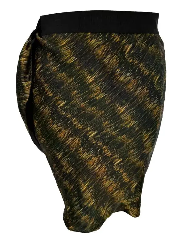 ISABEL MARANT VINTAGE Draped Mini Skirt - Black