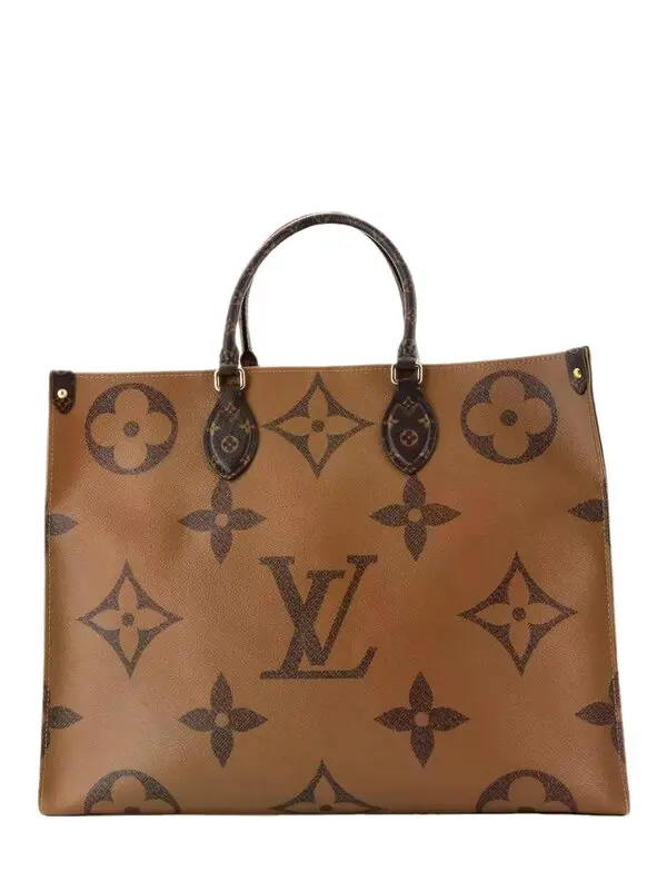 LOUIS VUITTON Giant Monogram Onthego Gm Tote Bag - Brown