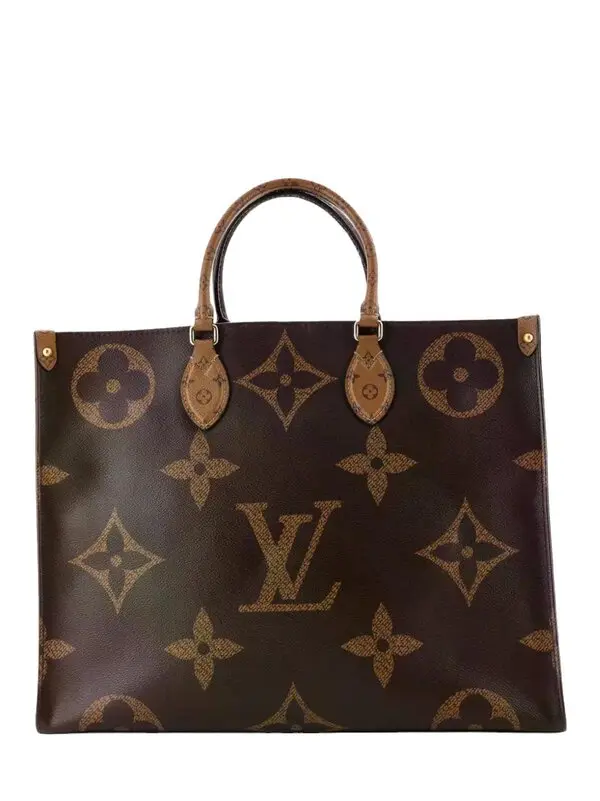 LOUIS VUITTON Giant Monogram Onthego Gm Tote Bag - Brown
