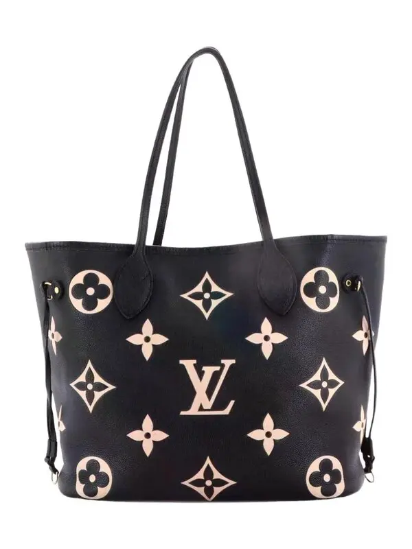 LOUIS VUITTON Monogram Empreinte Giant Mm Tote Bag - Black