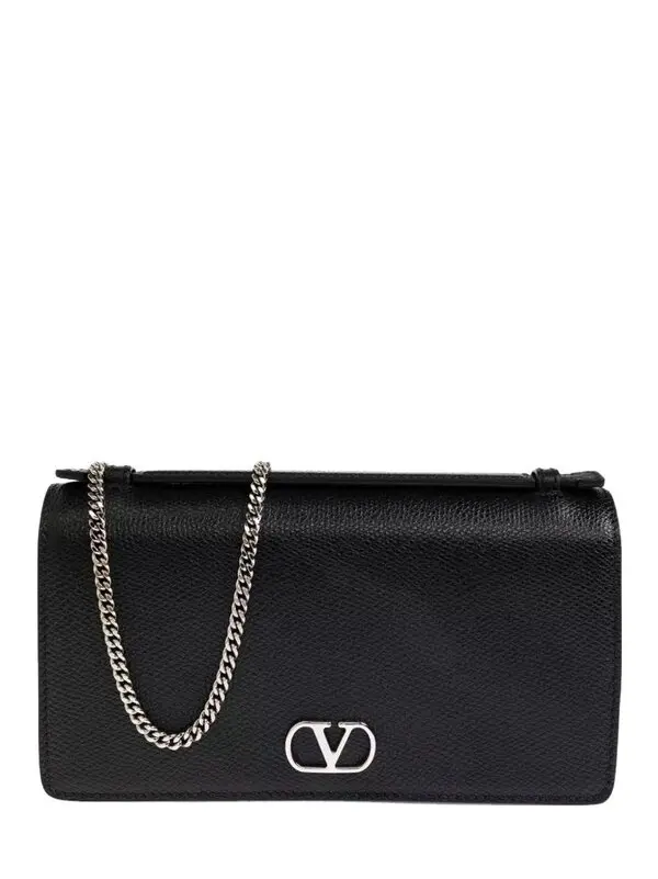 Valentino Garavani Vlogo Shoulder Bag - Black