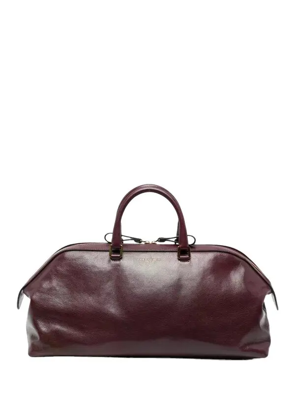 Alberta Ferretti Leather Tote Bag - Purple
