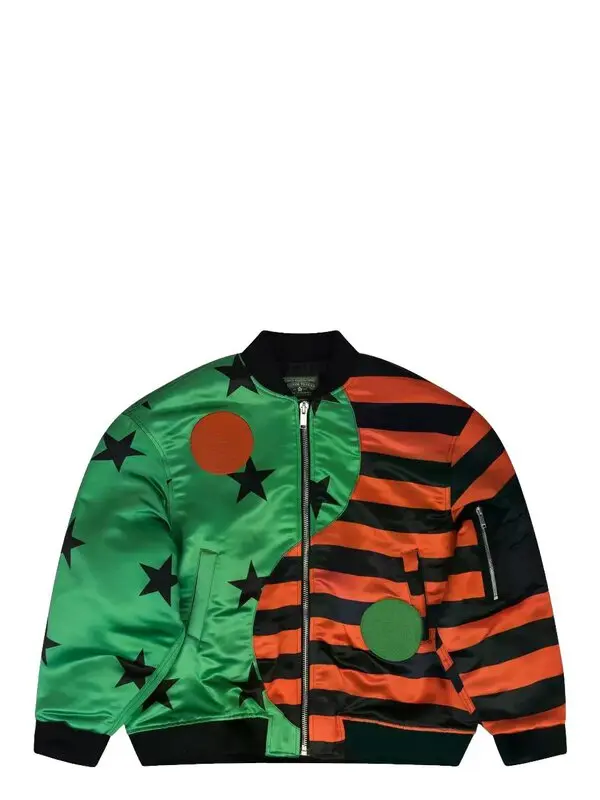 DENIM TEARS Yin Yang Bomber Jacket - Green