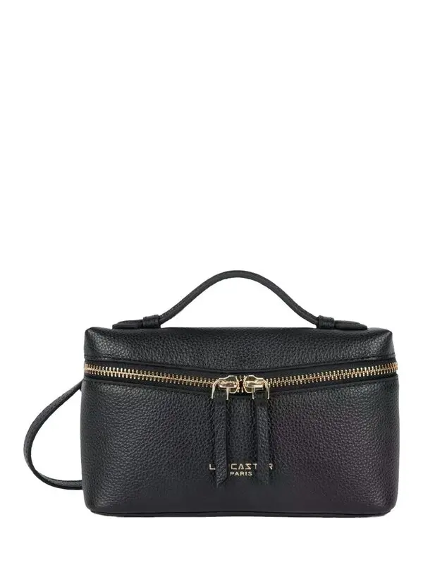 LANCASTER Grained Leather Tote Bag - Black