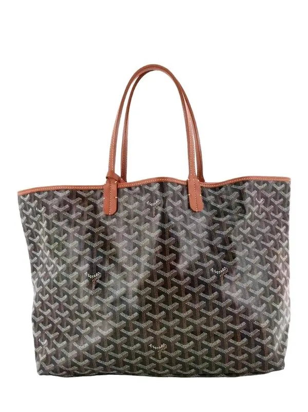 Goyard Saint Louis Printed Coated Canvas Tote Bag - Black