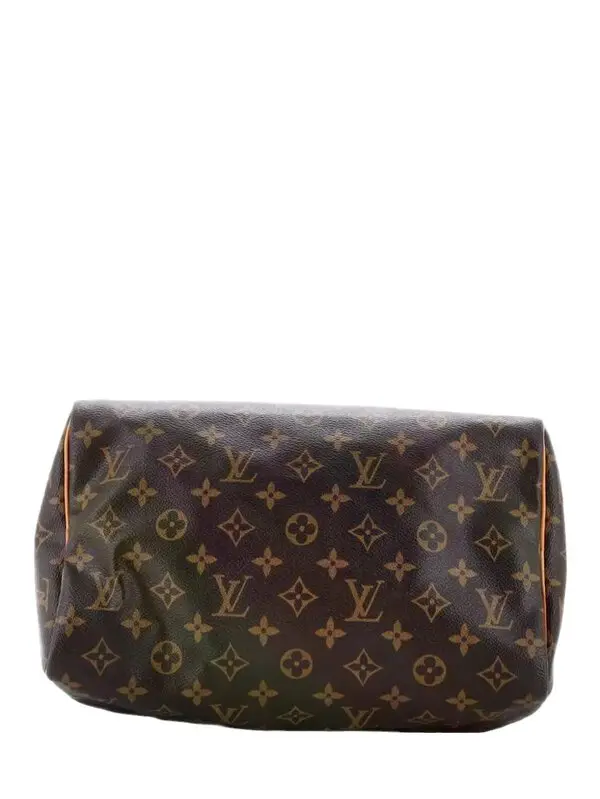 LOUIS VUITTON Speedy Monogram Canvas 30 Satchel - Brown