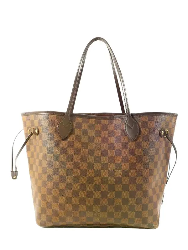 LOUIS VUITTON Damier Canvas Tote Bag - Brown