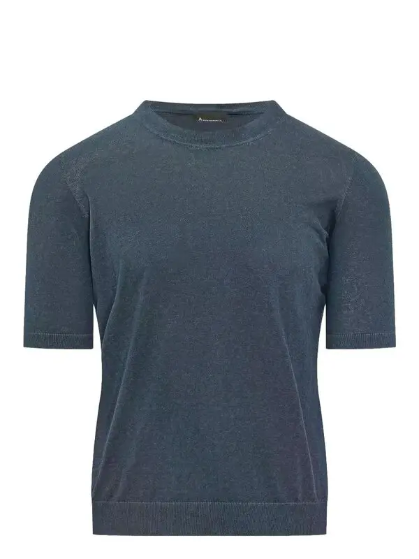 AROVESCIO Knitted T-shirt - Blue