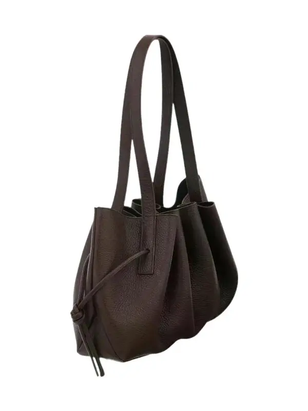 Yuzefi Scallop Shoulder Bag - Brown