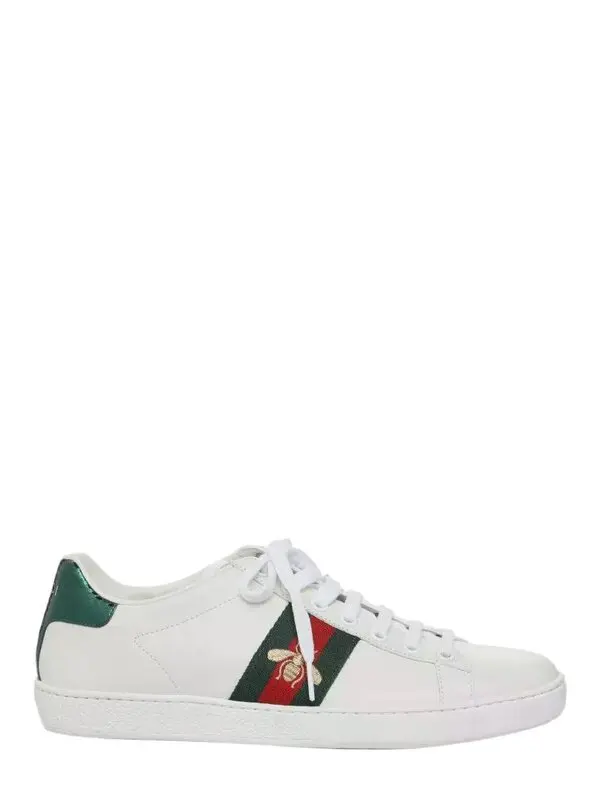 Gucci Ace Embroidered Sneakers - White