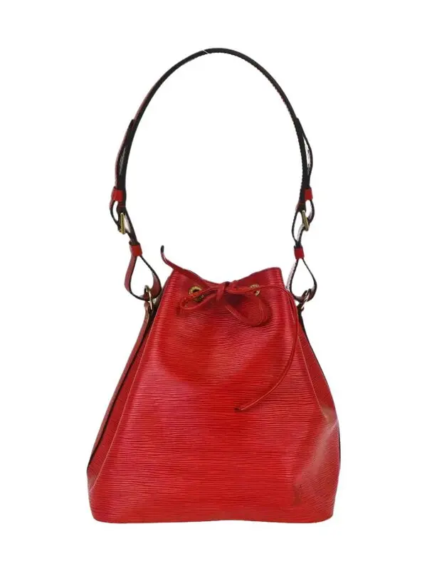 LOUIS VUITTON 1996 Petite Noe Bucket Bag - Red