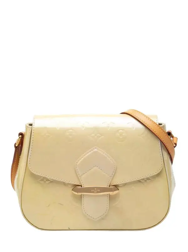 LOUIS VUITTON Monogram Vernis Bellflower Gm Crossbody Bag - Brown