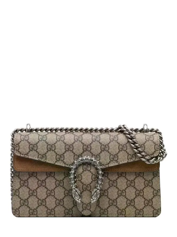 Gucci Gg Supreme Dionysus Crossbody Bag - Neutrals
