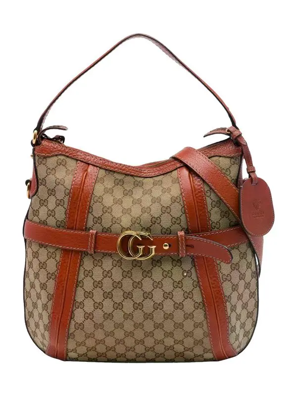 Gucci Gg Canvas Running Satchel - Neutrals