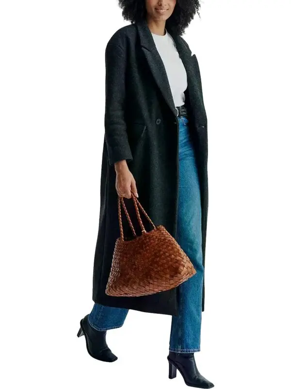 Dragon Diffusion Santa Croce Woven Shoulder Bag - Brown