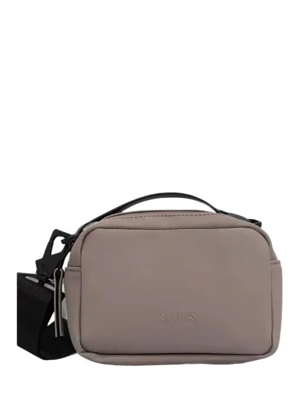 Rains Micro Box Logo-debossed Shoulder Bag - Brown