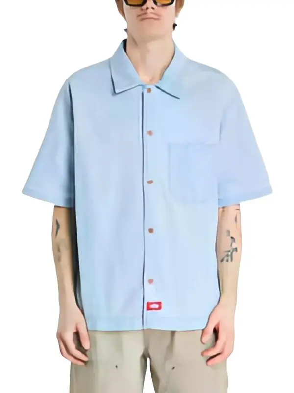 Dickies Denim Short-sleeve Shirt - Blue
