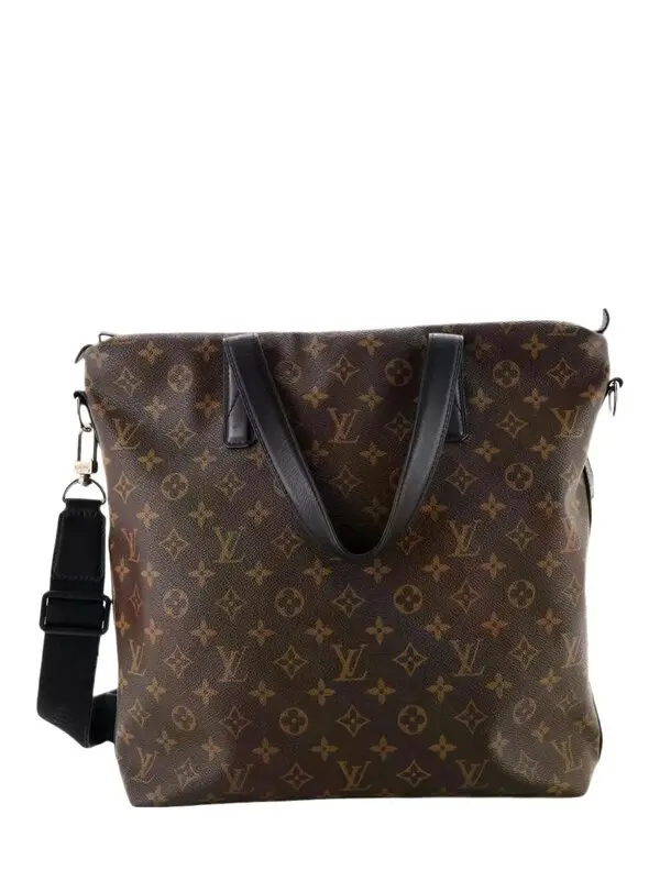 LOUIS VUITTON Macassar Monogram Canvas Tote Bag - Brown