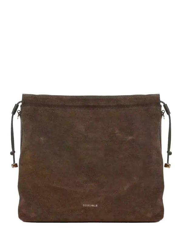 COCCINELLE Suede Shoulder Bag - Brown