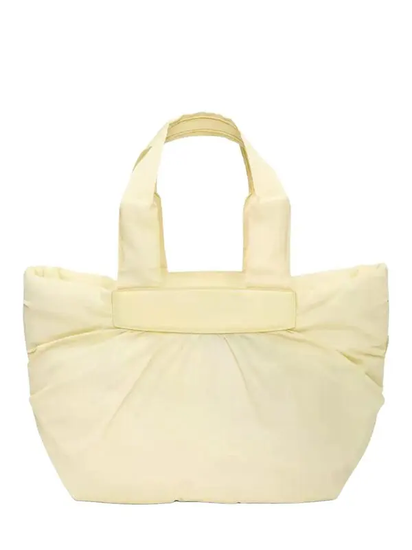 VEECOLLECTIVE Caba Ruched Tote Bag - Yellow