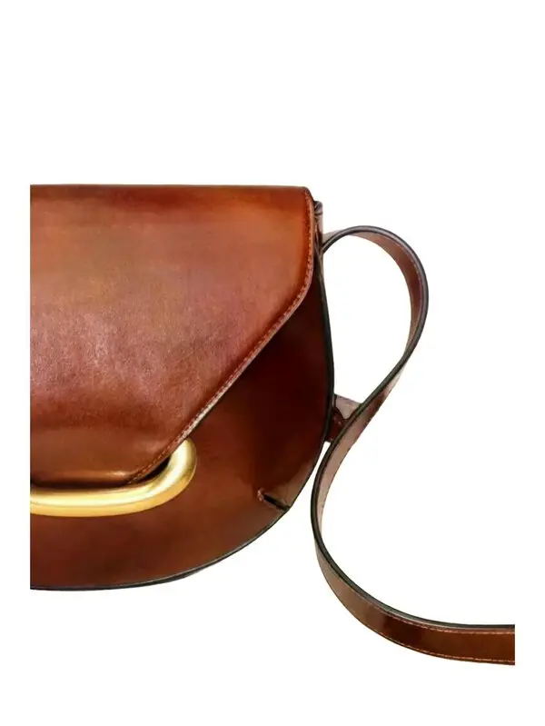 WANDLER Veneto Calf Leather Crossbody Bag - Brown