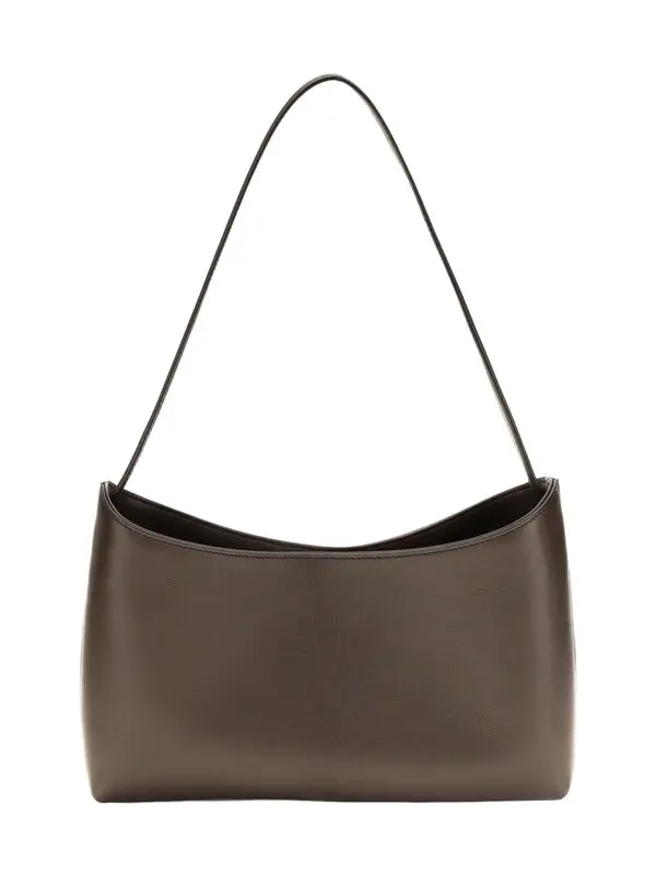 THE ROW Alma Baguette Shoulder Bag - Brown