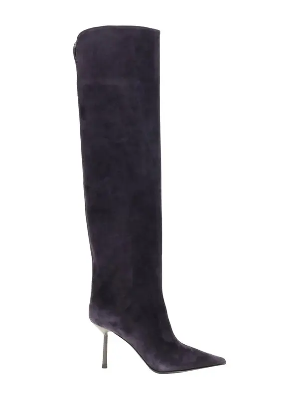 LE SILLA Bella Over-the-knee Suede Boots - Blue