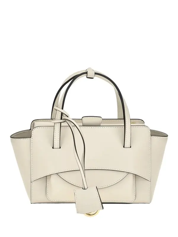 HIDESINS Flap Small Handbag - Cream