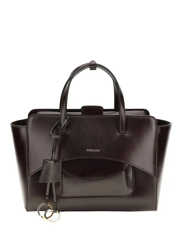 HIDESINS Flap Medium Handbag - Black