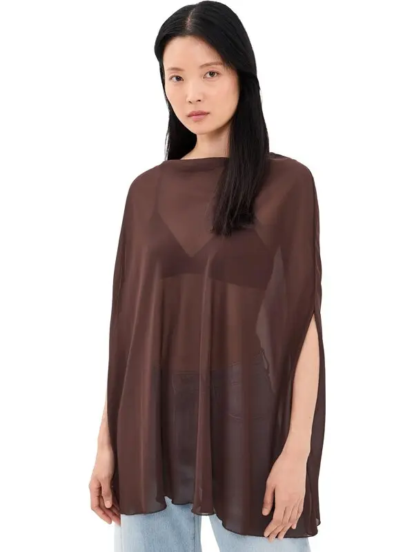 Lioness Aura Poncho - Chocolate