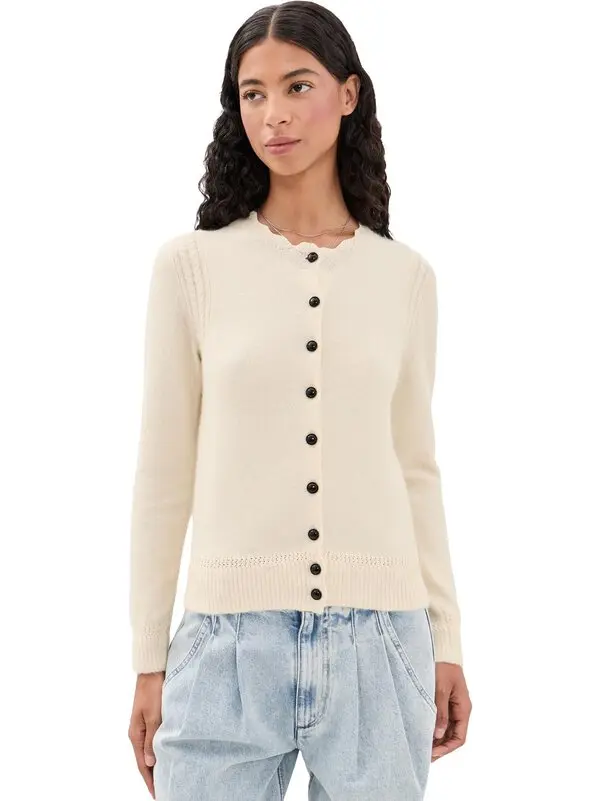 Isabel Marant Étoile Naia Cardigan - Ecru
