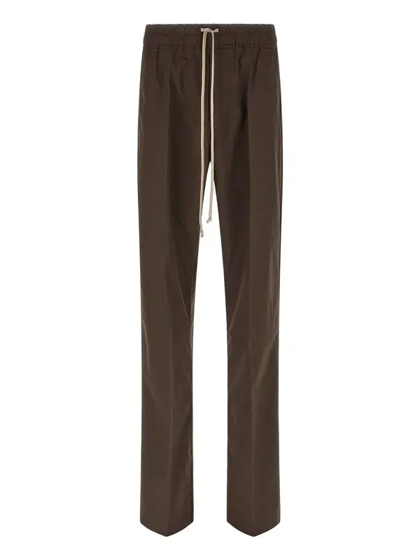 Rick Owens Dietrich Cotton Drawstring Pants - Brown