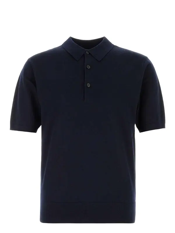 Dries Van Noten Navy Wool Murice Solo Shirt - Blue