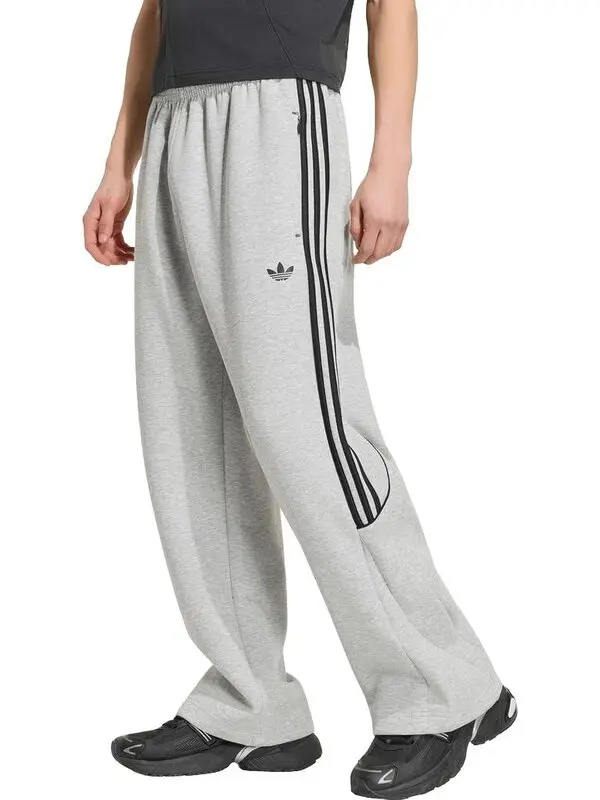 Adidas Spacer Open Hem Sweatpants - Medium Grey Heather