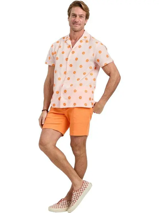Mr Turk Felix Camp Shirt - Daisy Dots