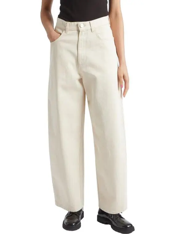 RÓHE Berber Barrel Leg Jeans - Ecru
