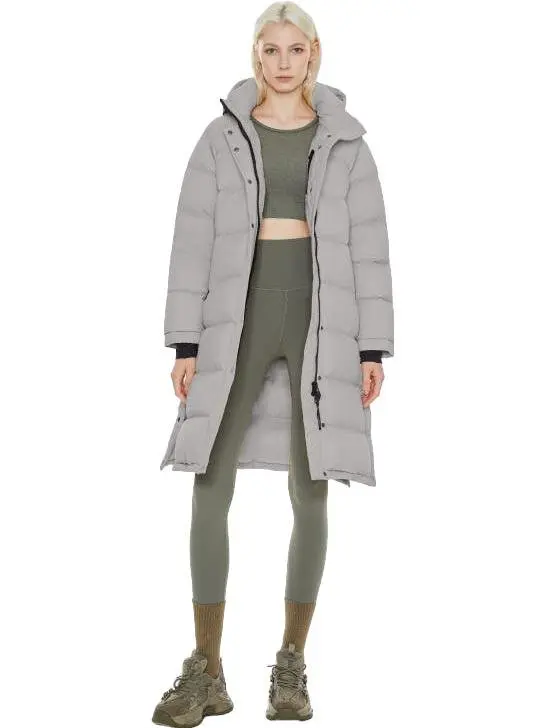 OROLAY Puff-o® Mid-length Down Puffer Jacket - Gray