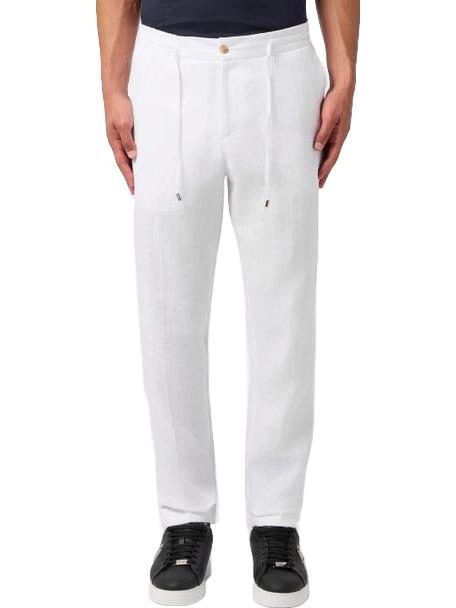 Philipp Plein Linen Jogging Trousers - Offwhite