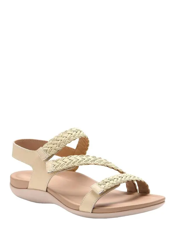 ABEO Oasis Braided Strap Sandals - Sand - Regular