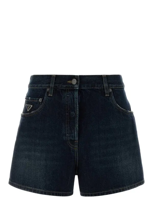 Prada Denim Shorts - Blue