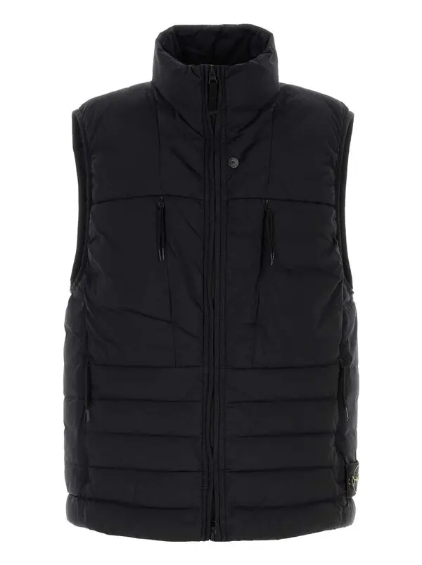 Stone Island Stretch Nylon Down Jacket - Black