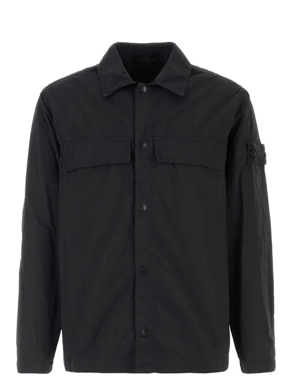 Stone Island Nylon Shirt - Black