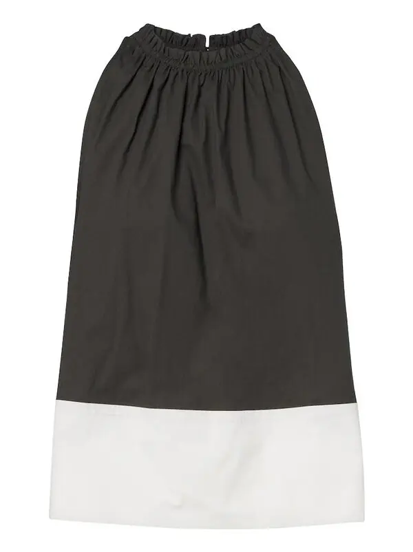 Proenza Schouler Esme' Cotton Poplin Halter Top - Green