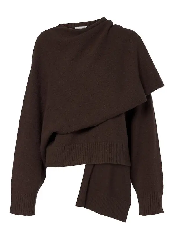 Altuzarra Palmer Layered Cotton-blend Sweater - Brown