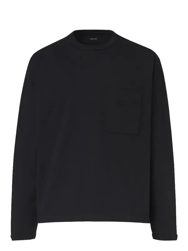LEMAIRE Cotton Jersey T-shirt - Black