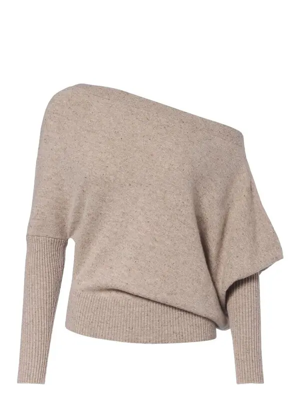 Altuzarra Paxi Asymmetric Cashmere Sweater - Brown